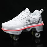 KOFUBOKE Roller Skate Shoes - Sneakers - Roller Shoes 2-in-1 Suitable ...