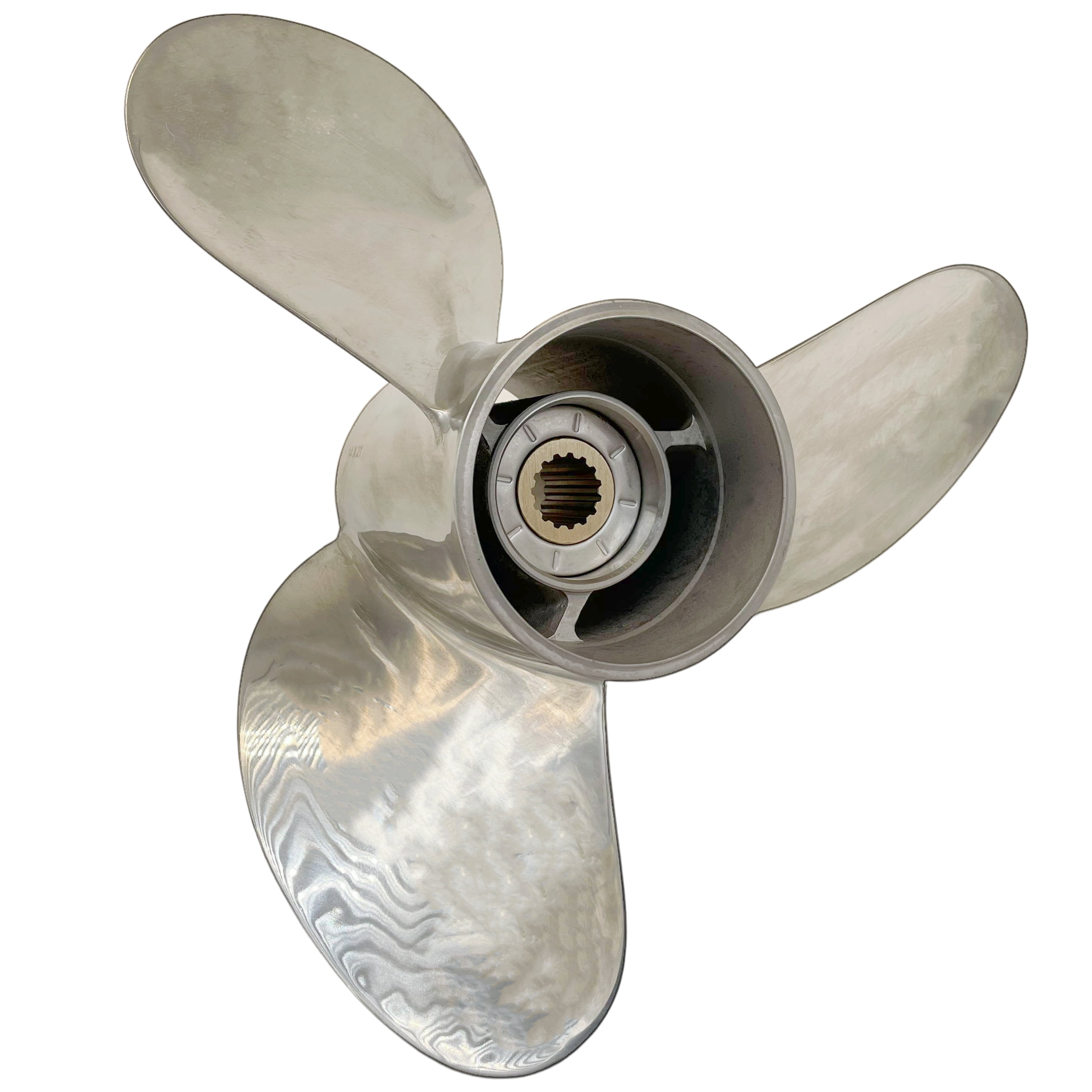 Propeller 13x19 for TOHATSU Outboard 3 Blades Stainless Steel Prop 15 ...