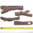Barton Ceramic Gas Logs Firewood 9 Piece - Walmart.com
