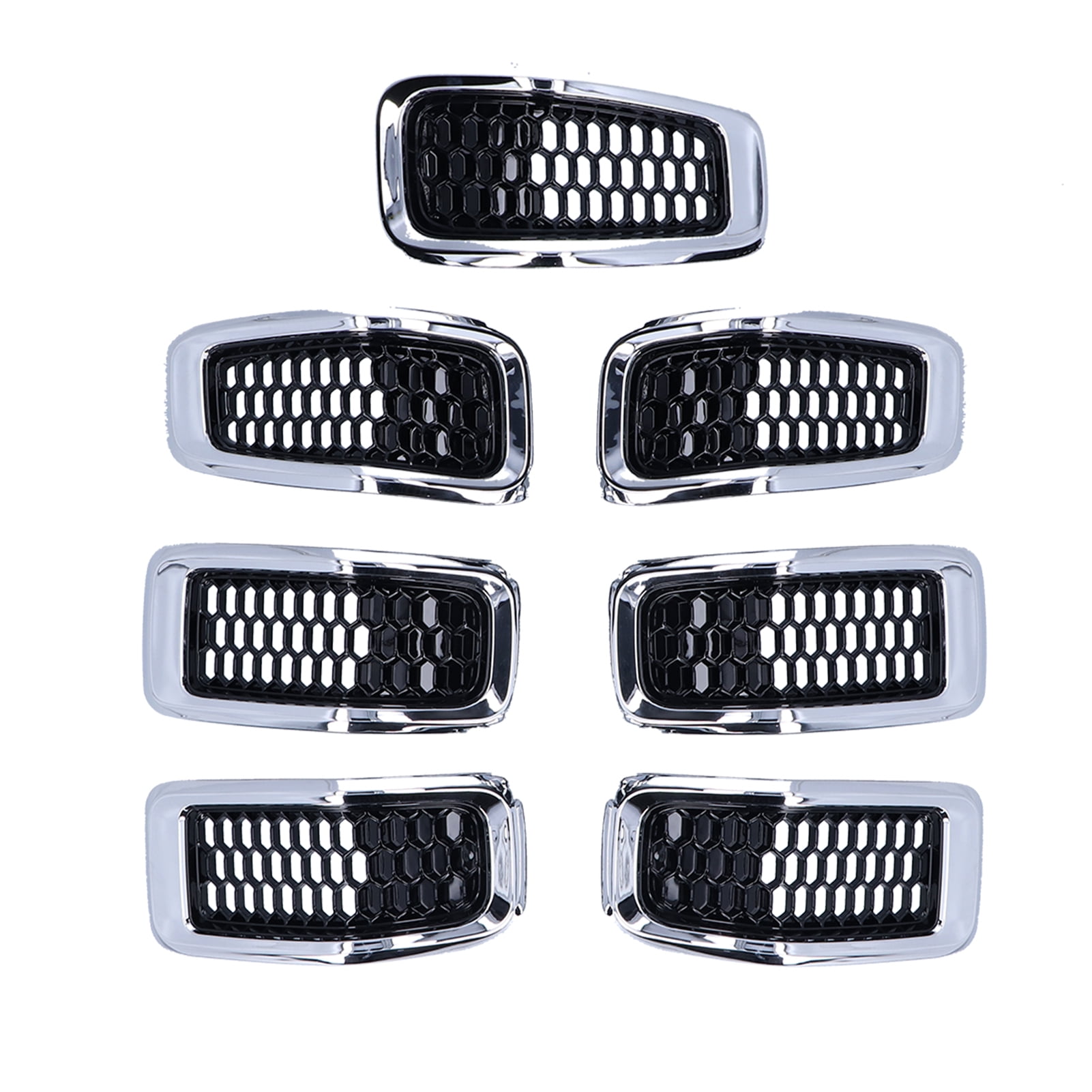 Click here for Dewin 7pcs Front Grille Inserts Grill Guard Trim A... prices