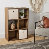 Mainstays 6 Cube Storage Organizer, Warm Walnut - Walmart.com