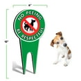 Signs Authority, No Peeing Dog Sign, 6"x12", Aluminum - Walmart.com