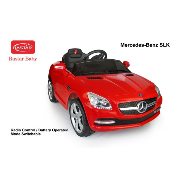Rastar Licensed Red Mercedes Benz SLK Electric RC Ride On Car Toy Kids ...