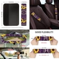 Yuyamidu Purple Aztec Car Interior Set Car Seat Covers Steering Wheel ...