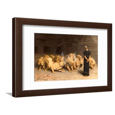 Trademark Fine Art 'Daniel In The Lions Den' Canvas Art by Peter Paul ...