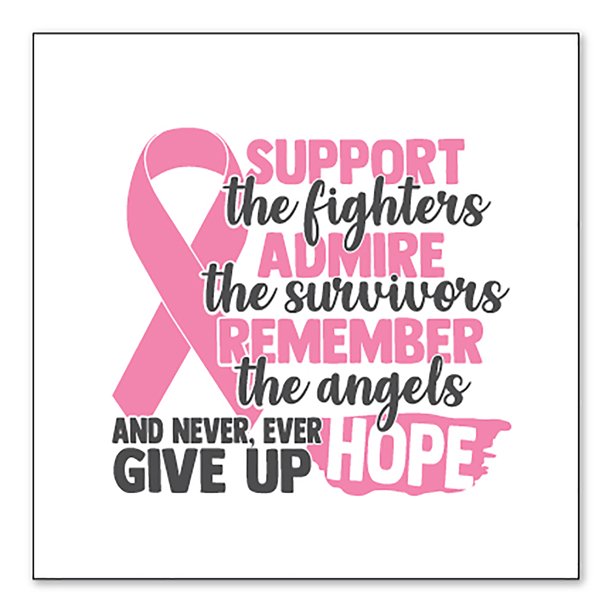 DistinctInk Custom Bumper Sticker - 4" x 4" Decorative Decal - White ...