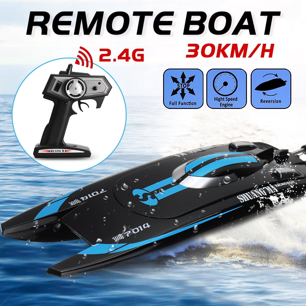 2.4G High Speed 30KM/H RC Racing Boat Remote Control Electric Airship ...