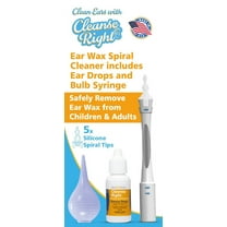 Equate Gentle Ear Cleaners, Ear Wax Removal Syringe, 1 Tri-Stream Tip ...