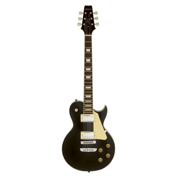 Aria Pro II JET I Full Size Adult Electric Guitar for Beginners - Black ...