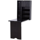Hamburg Contemporary Virginia Swing Out Desk - Classic Espresso ...