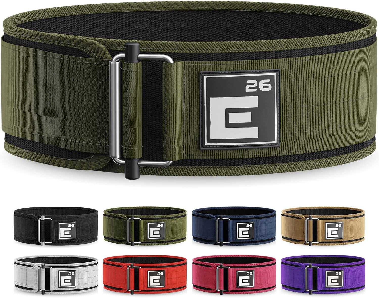 Element 26 Self-Locking Weight Lifting Belt - Premium Weightlifting ...