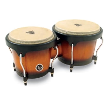 Latin Percussion Matador Bongo, Natural Chrome Hardware - Walmart.com