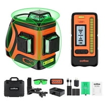 SIHAO Self Leveling Rotary Laser Level Kit, 1640ft/500M Red Beam Laser ...