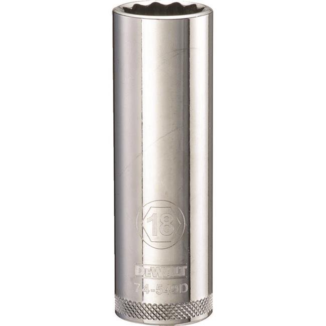 18mm Deep Socket - 0.5 in. Drive - Walmart.com