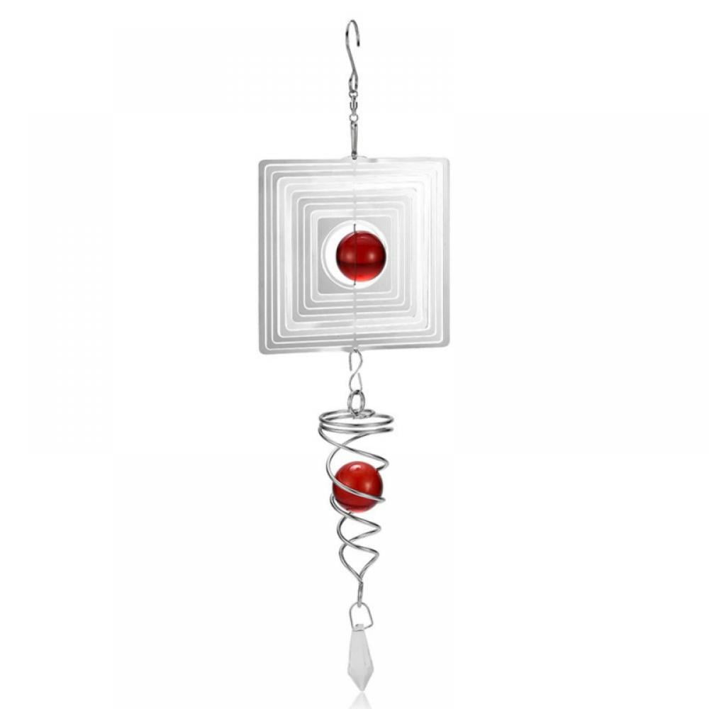 Eleanos Home Garden Decoration Hollow Mirror Wind Chime - Walmart.com