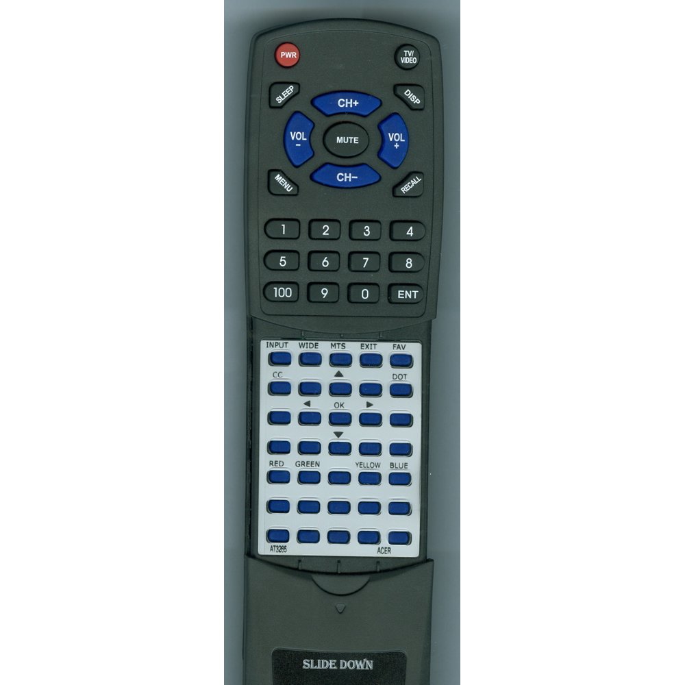 Replacement Remote for ACER RTAT3265, AT3265 - Walmart.com - Walmart.com