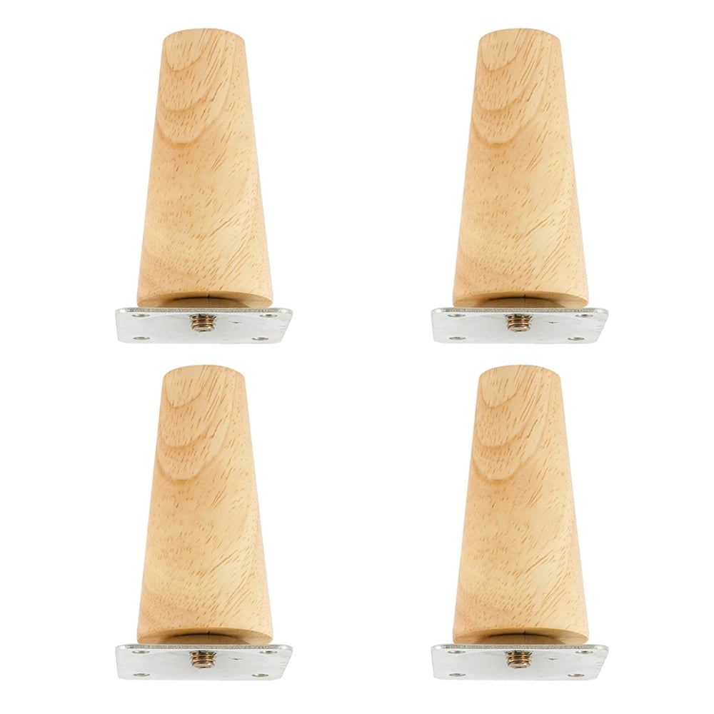 EUWBSSR Wood Furniture Legs for Chair Table Sofa Closet Feet 4Pcs ...