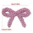10Pieces Bowknot Embroidered Sew on Patches Embroidery Applique Patches ...