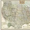 National Geographic United States Executive Map, Enlarged and Laminated ...