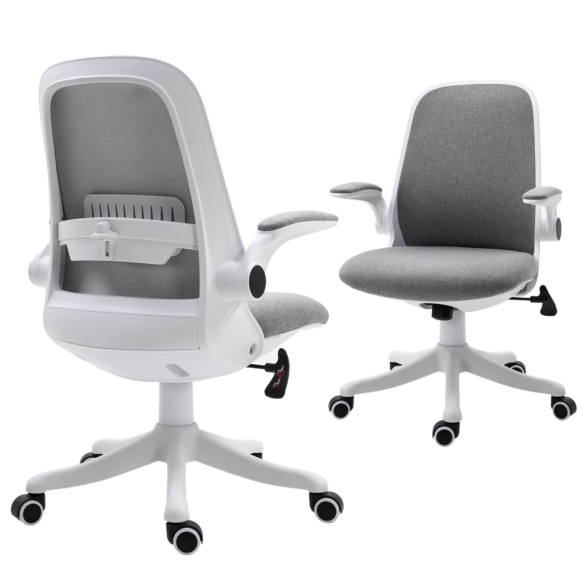 Click here for Vinsetto Office Chair Fabric Desk Chair With Flip-... prices