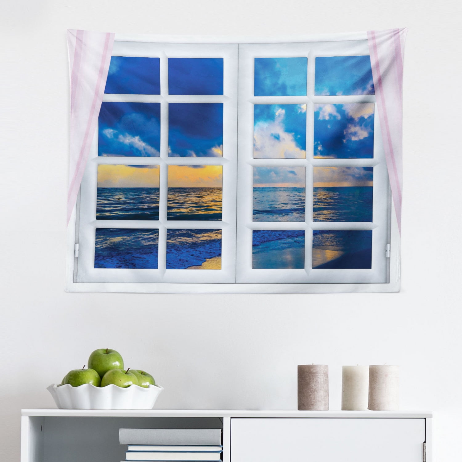 Nature Tapestry, Fresh Nature Setting from Train Compartment Window ...