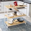 Mainstays Kitchen Cart, Gray - Walmart.com