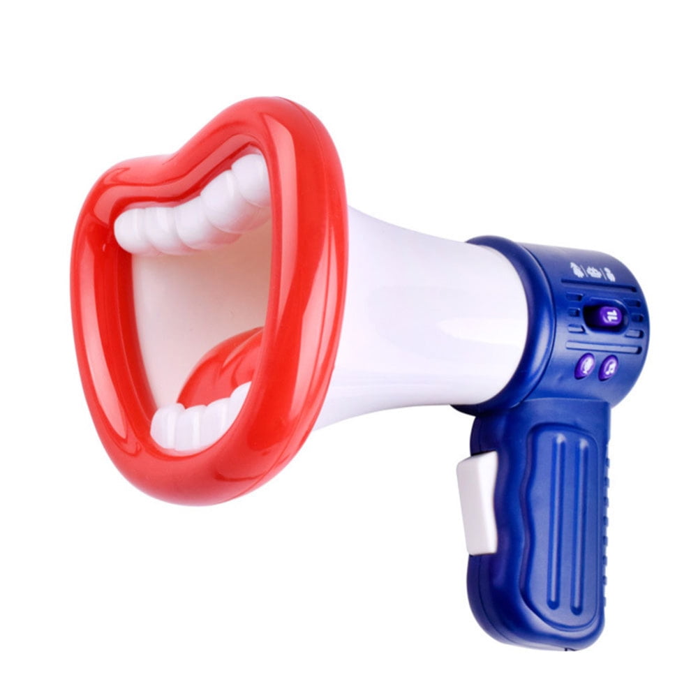 Big Mouth Funny Megaphone Recording Toy Kids Voice Changer Children ...