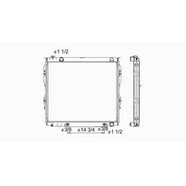 TYC 1918 Radiator Replacement for 95-97 TOYOTA LAND CRUISER 96-97 LEXUS ...