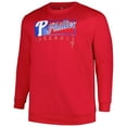 Men's Profile Red Philadelphia Phillies Big & Tall Pullover Sweatshirt ...