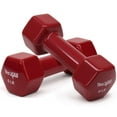 Yes4All Vinyl Coated Dumbbells – PVC Hand Weights for Total Body ...