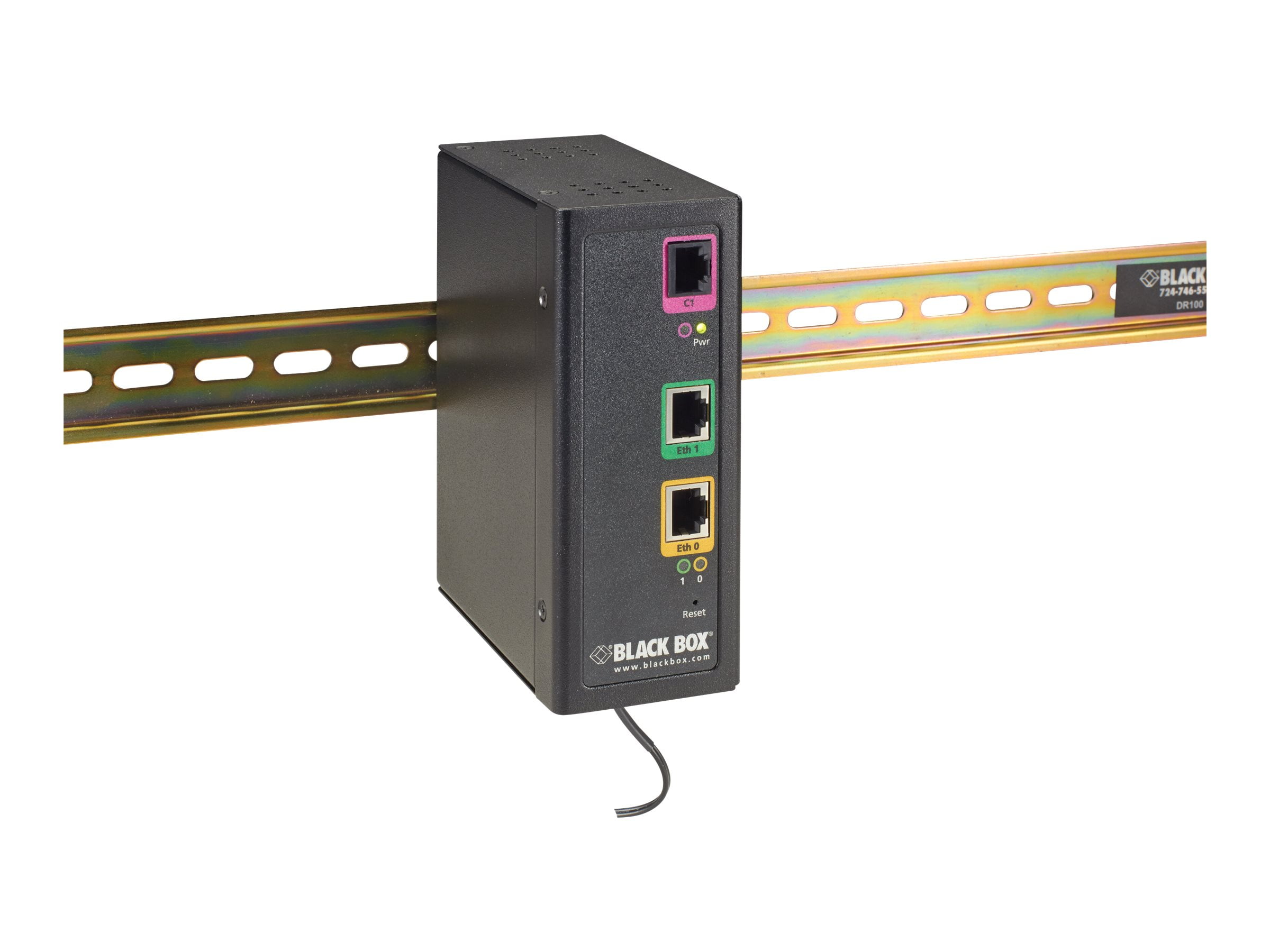 Black Box Ethernet Extender - Network extender - 100Mb LAN, Modbus ...