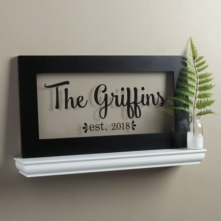 Personalized Framed Wall Art - Family Name - Walmart.com
