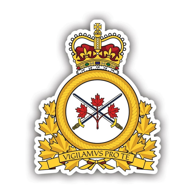 Badge of the Canadian Army Sticker Decal - Self Adhesive Vinyl ...