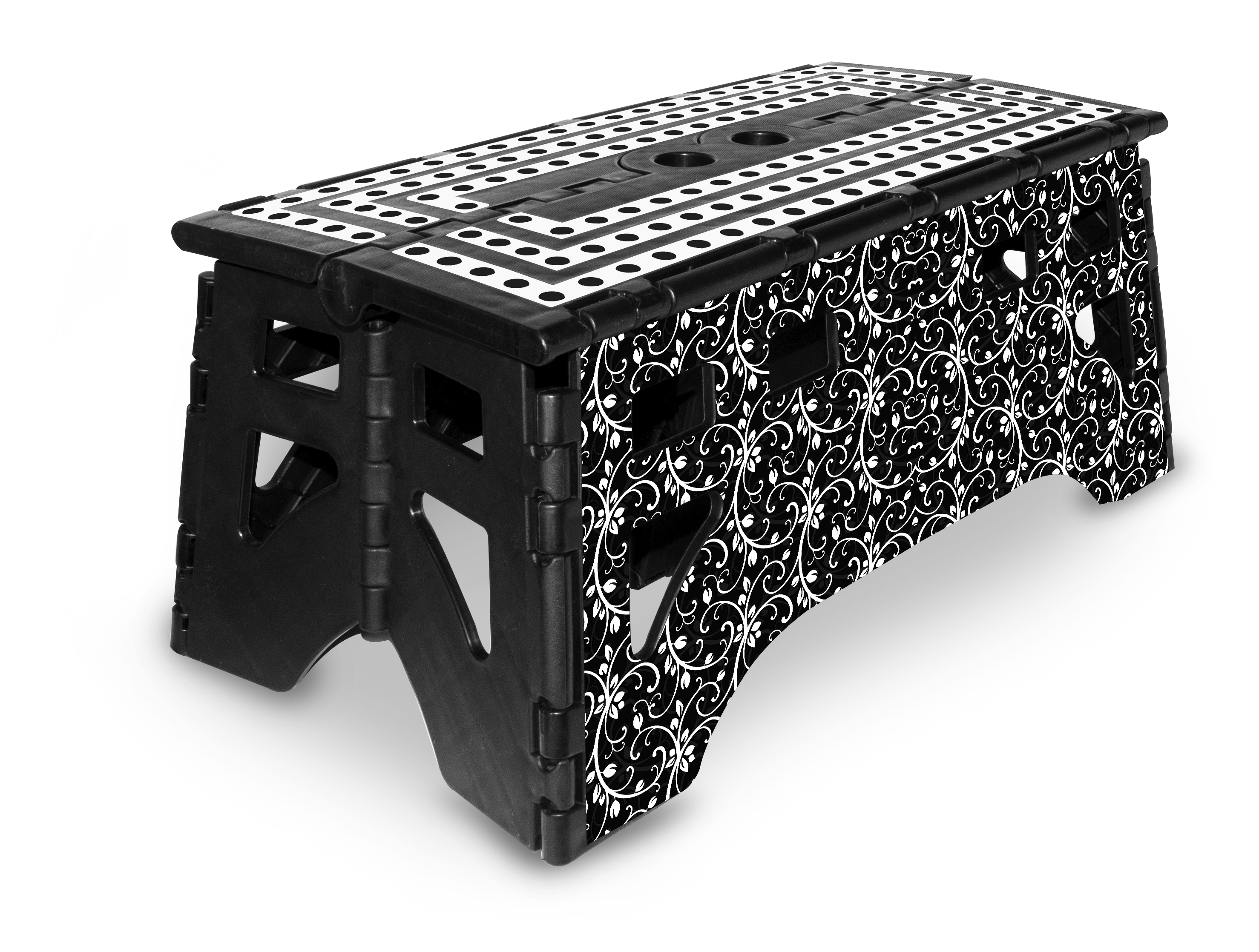 EXpace ES390 Folding Step Stool 20 Inch Extra Wide Heavy Duty Non