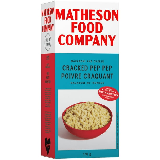 Matheson Macaroni and Cheese Cracked Pep Pep, 171g - Walmart.ca