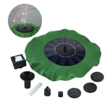 Raindrops 1.4 W lotus Leaf Solar Water Pump Outdoor Watering ...