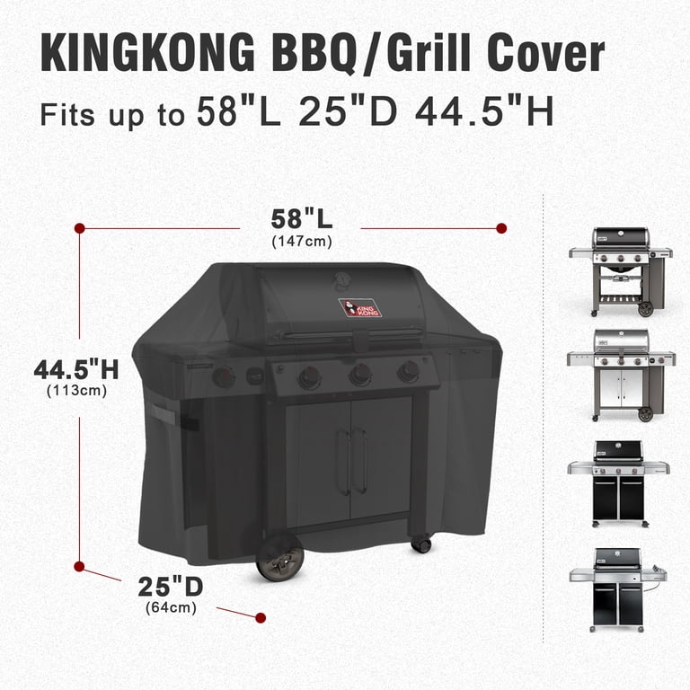 Grill Covers 7130 Grill Cover For Weber Genesis II 3 Burner Grill And ...