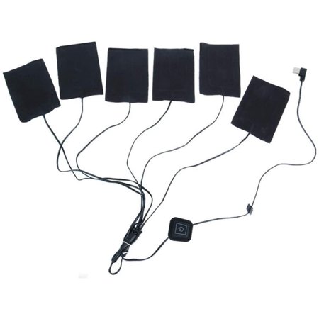 USB Charged Clothing Heating Pad Electric Heating Sheet with 3 Gear ...