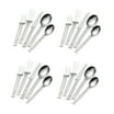 Sasaki 20pc Double Helix Stainless Steel Flatware Set, Service for Four ...