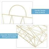 Wall-Mounted Metal Files Holder, Magazine Rack in Gold - Walmart.com