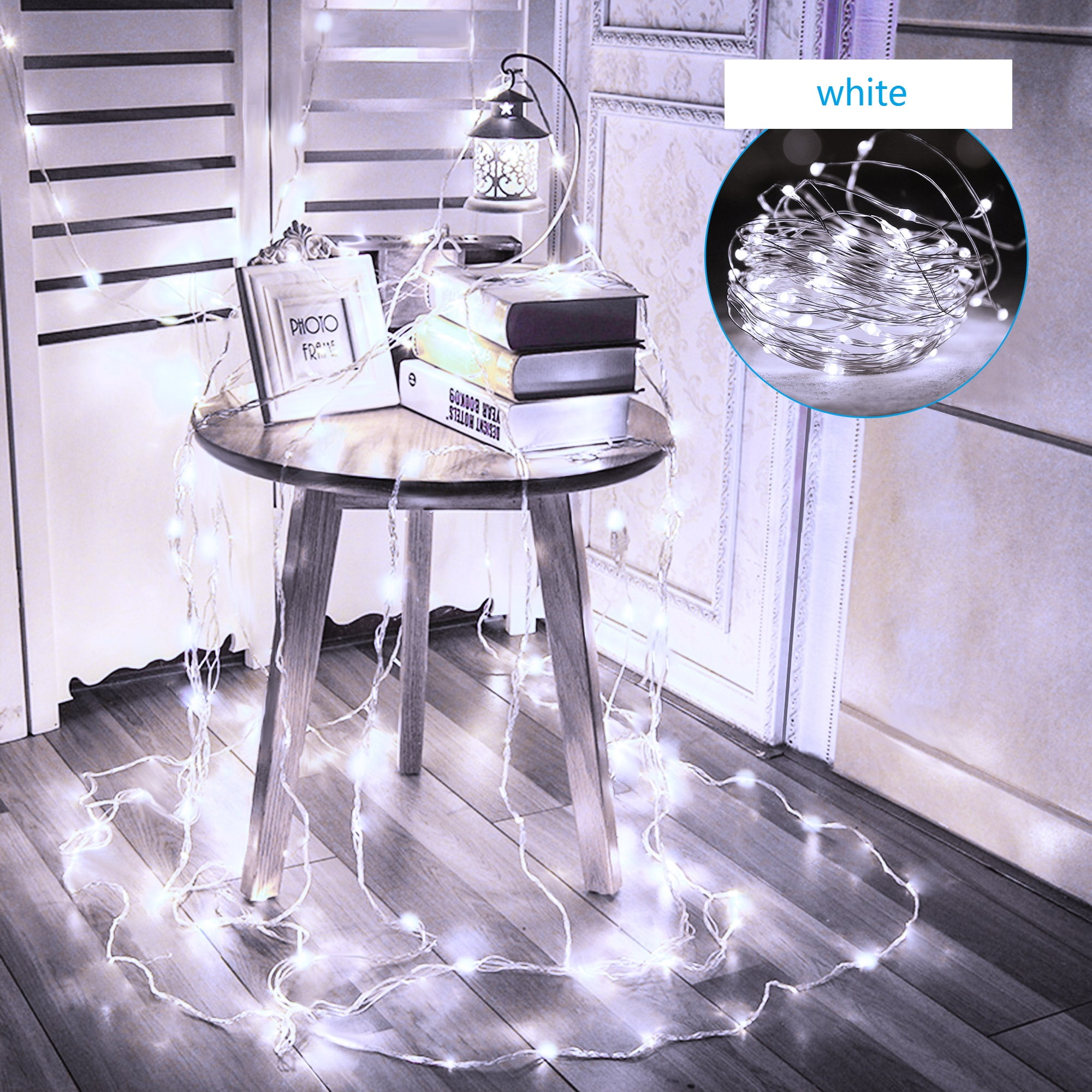 AGPTEK Curtain LED String Lights 8 Modes Fairy Lights USB 110V String ...