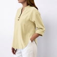 Casual Solid Color Stand Collar Button Down Long Sleeve Shirt With ...