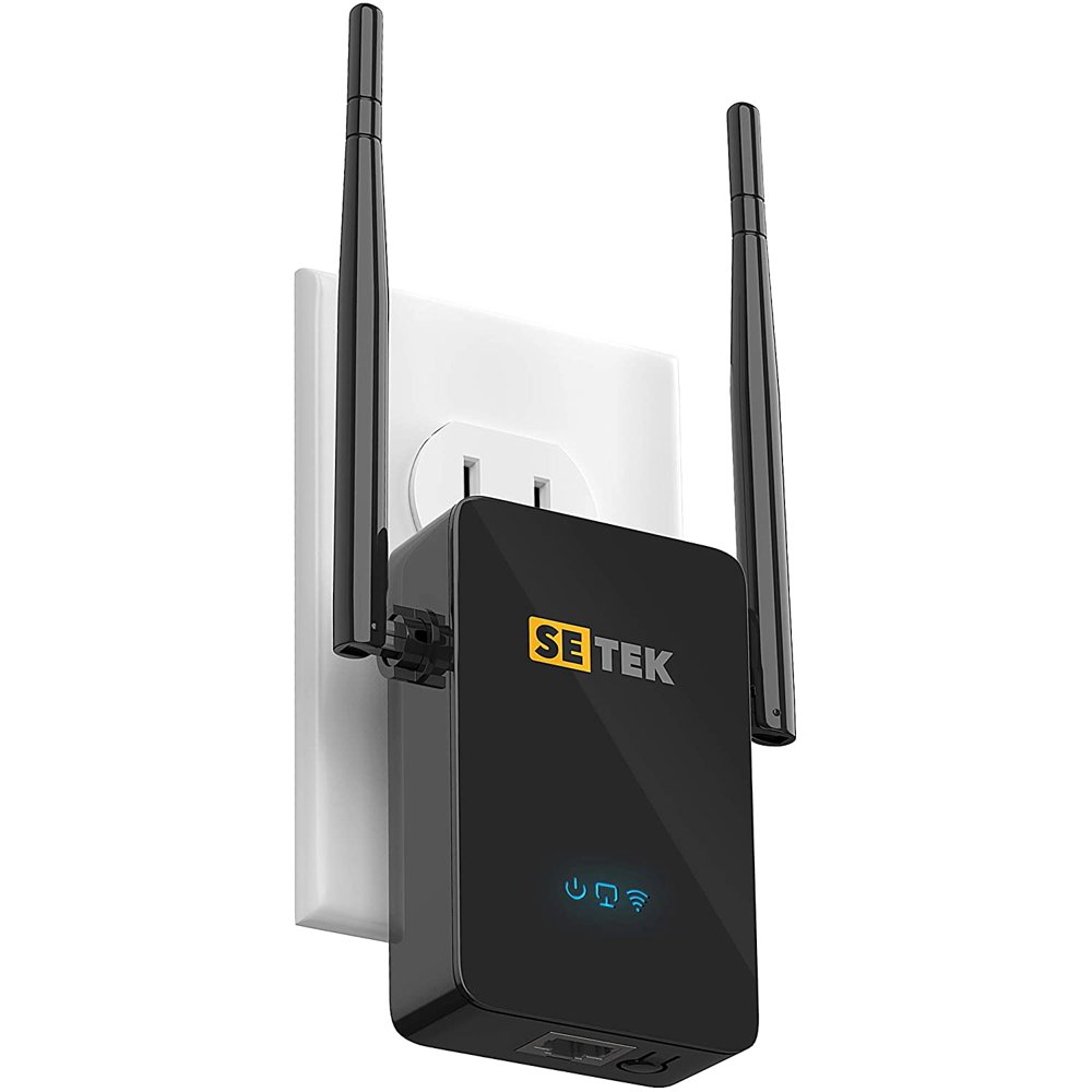 Setek Wifi Extender Signal Booster up to 2500sq ft - Dead Zone Ender ...