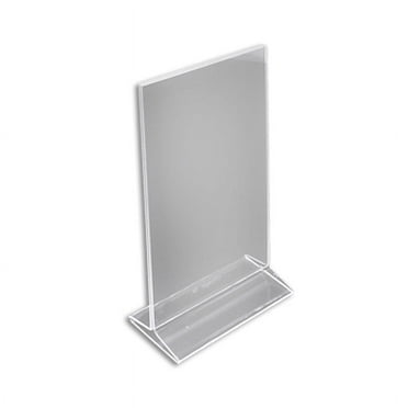 Curved Metal Counter Sign Holder 8.5"W x14"H - Walmart.com