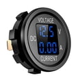 D6 Digital Voltmeter Ammeter Volt Current Panel Meter for Car Truck ...