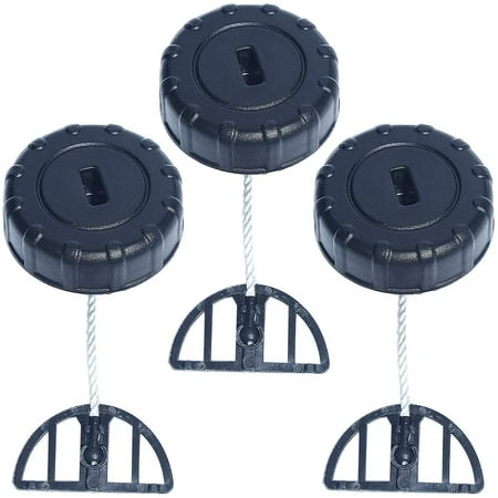Set of 3 Gasoline Tank Plugs Oil Fuel Replacement 11303500 500 Chainsaw ...