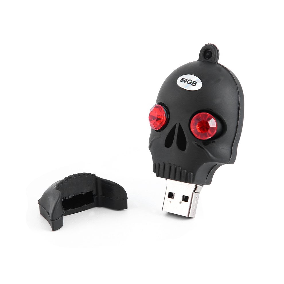 Creative Skull Head USB Flash Drives High Speed USB2.0 Storage Mini ...