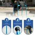 Stair Climbing Assist Cane for Seniors, Lightweight Medical Walking Aid ...
