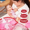Prextex 18-Piece Baby Doll Food Feed & Newborn Role Play Accessory Set ...