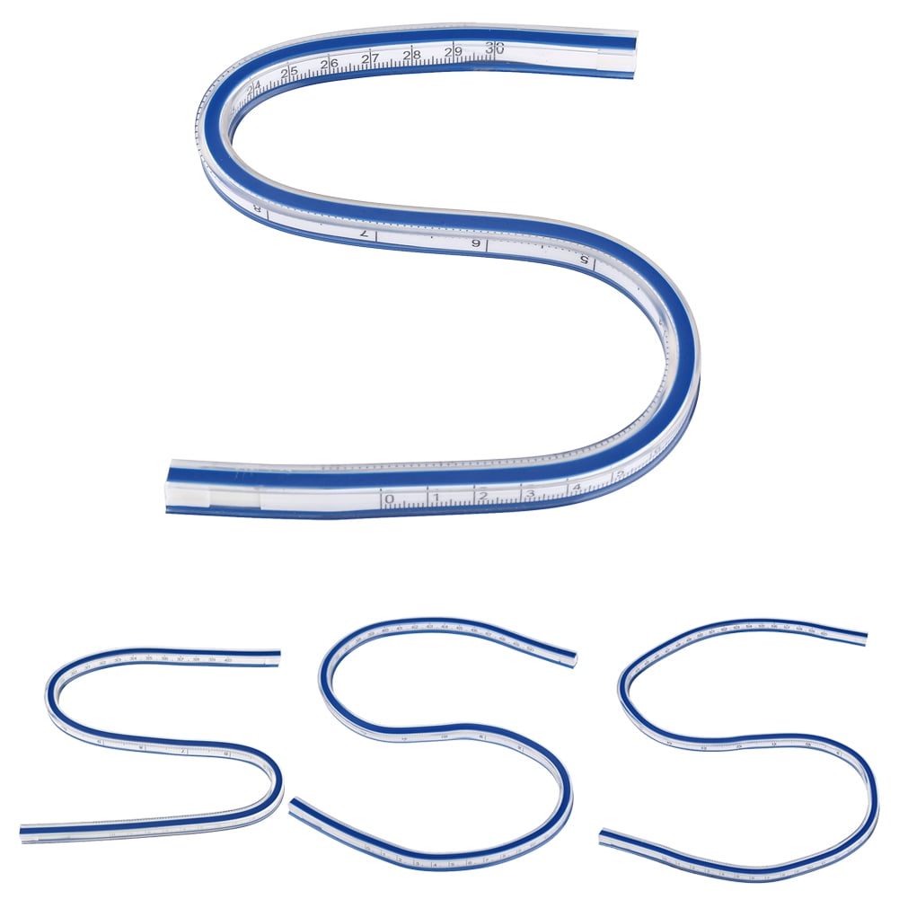 Buy WALFRONT Flexible Curve Ruler Measurement Tool for Drawing Painting ...